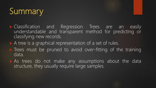 CART – Classification & Regression Trees | PPTX