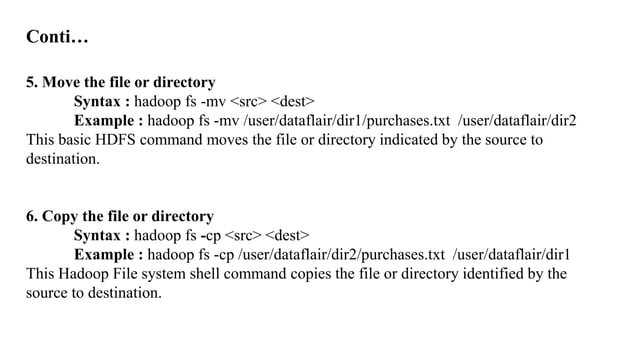 Top 10 Hadoop Shell Commands Pptx Operating Systems Computer