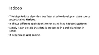 Hadoop MapReduce Paradigm | PPTX | Databases | Computer Software and Applications