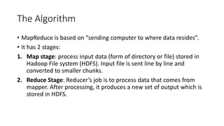Hadoop MapReduce Paradigm | PPTX | Databases | Computer Software and Applications