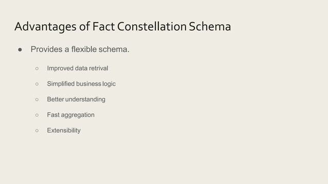 Multidimensional schema of data warehouse | PPTX