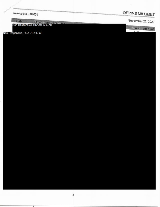 Legal Invoices For Work done By Christopher Hawkins For Woodsville | PDF
