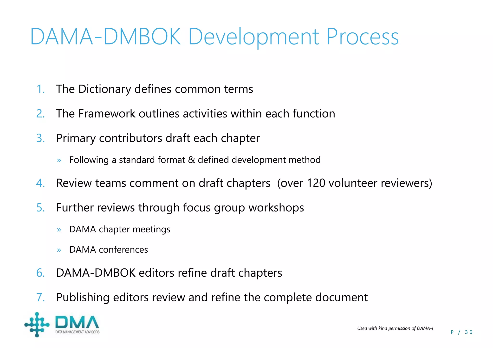 DMBOK 2.0 and other frameworks including TOGAF & COBIT - keynote from DAMA Australia November ...