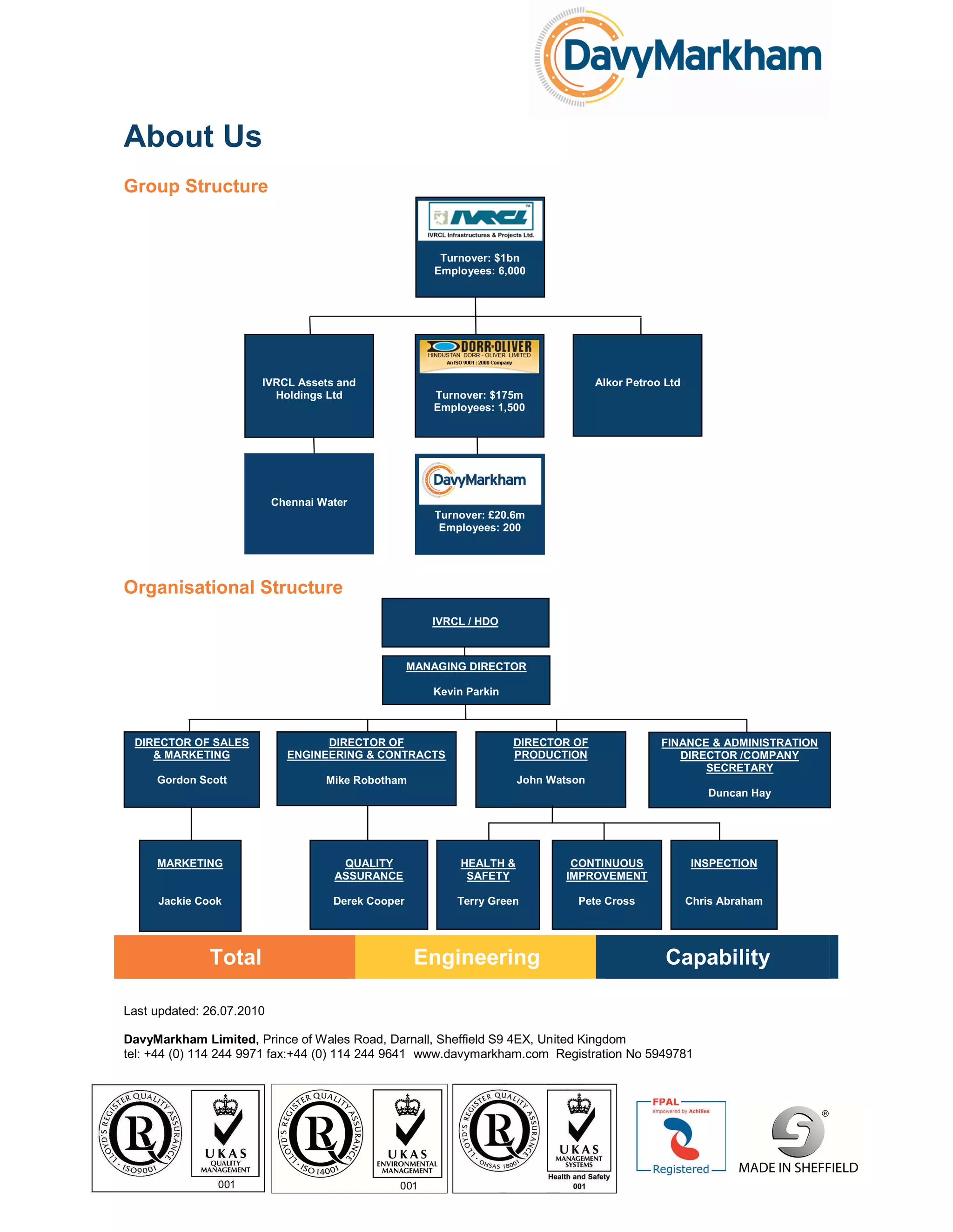 DavyMarkham Brochure | PDF