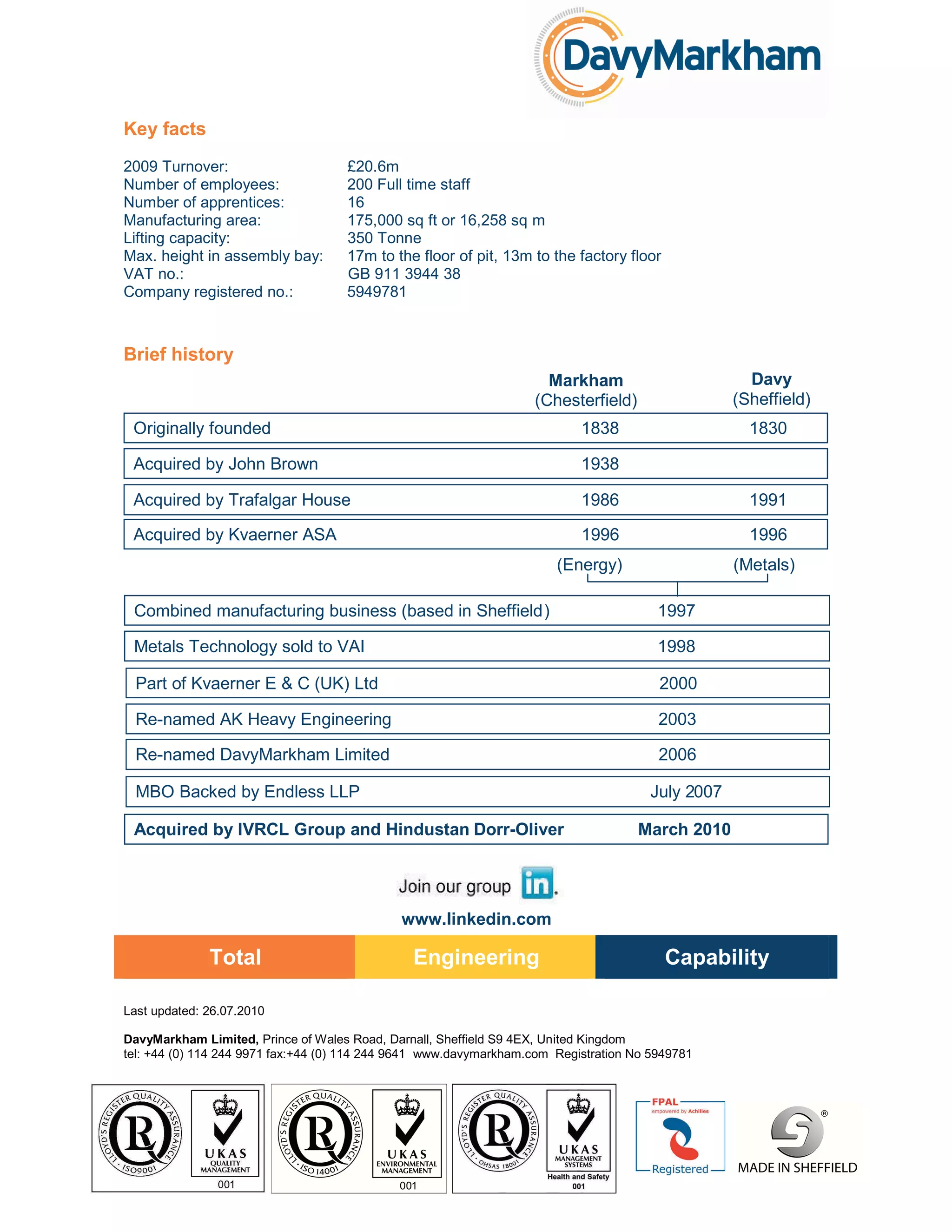 DavyMarkham Brochure | PDF