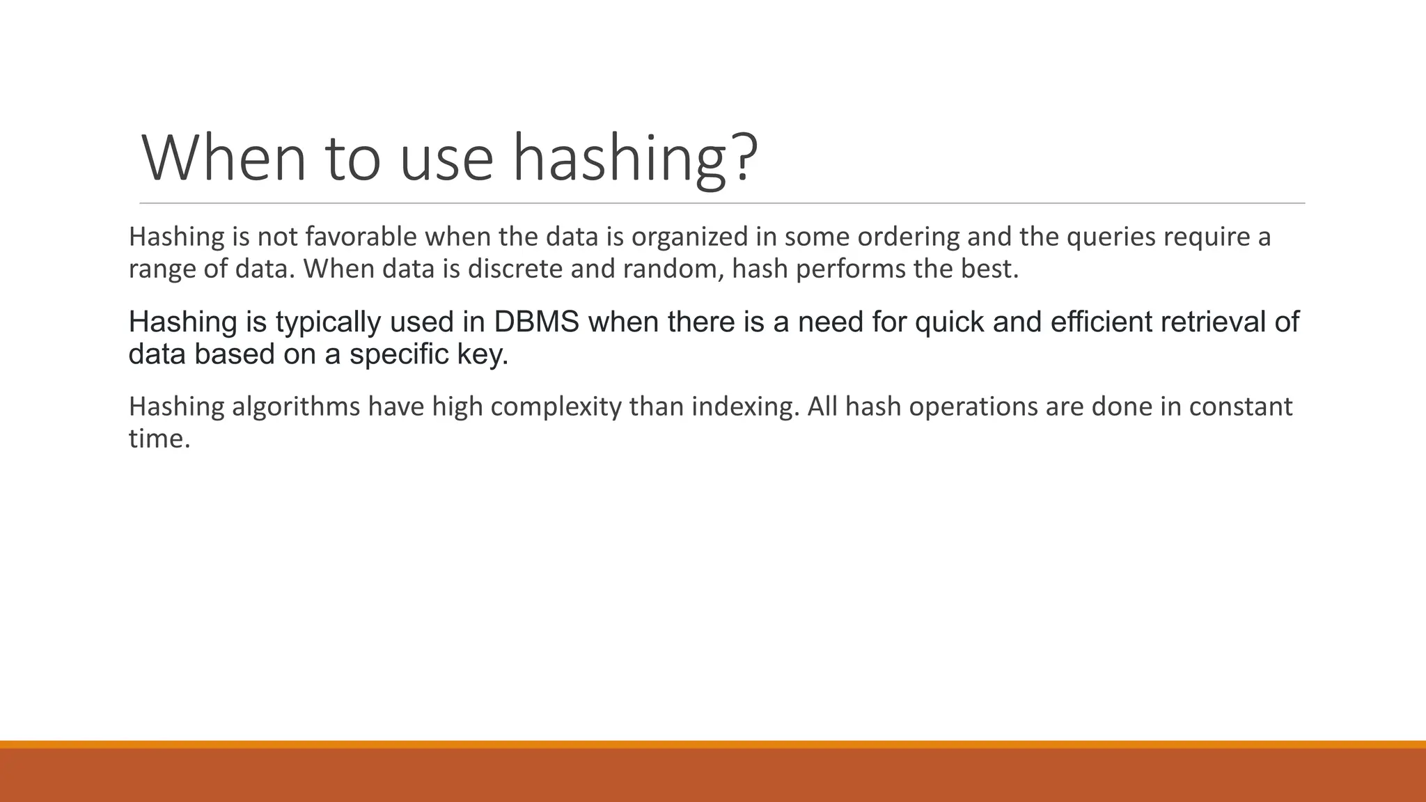 DMBS Indexes.pptx | Databases | Computer Software and Applications