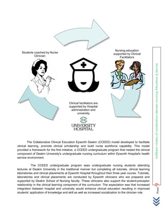 DIFFERENT MODELS OF COLLABORATION BETWEEN NURSING EDUCATION AND SERVICE ...