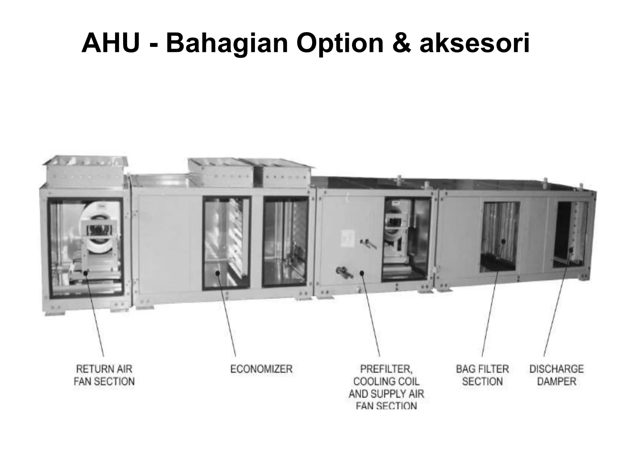 AHU fan maintenance notes power point slide | PPTX