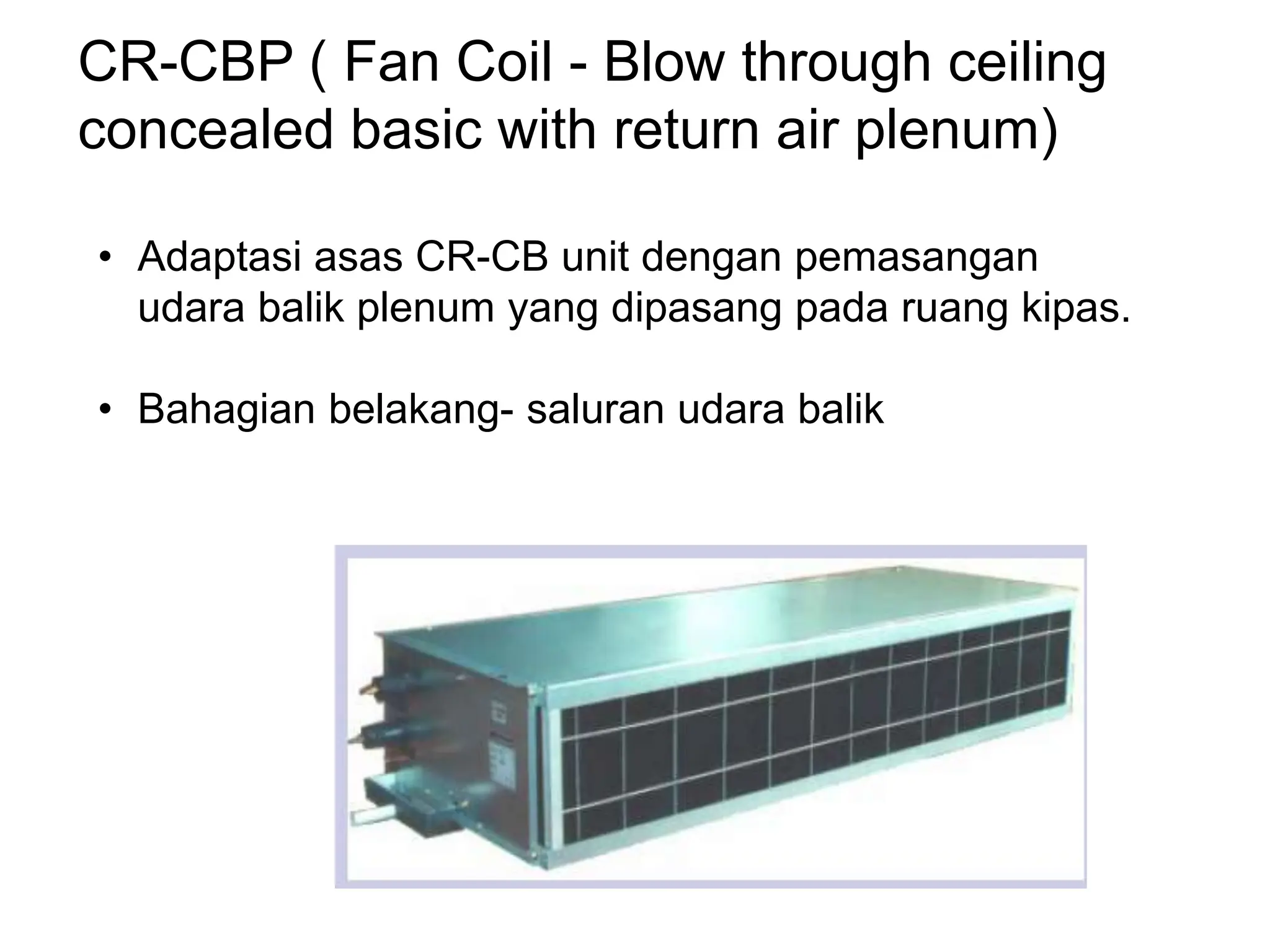 AHU fan maintenance notes power point slide | PPTX