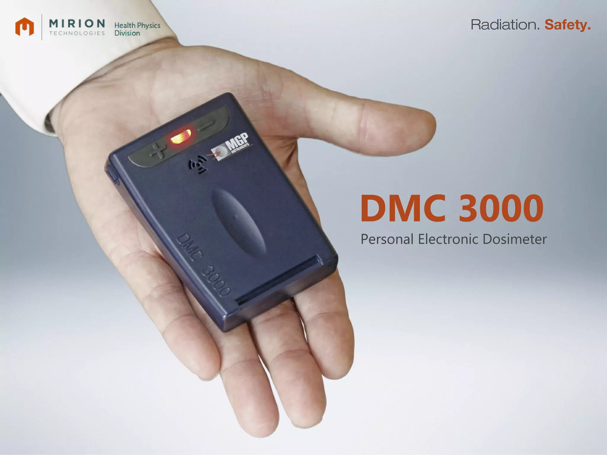 Intro to the DMC 300 | Electronic Dosimeter | PPT