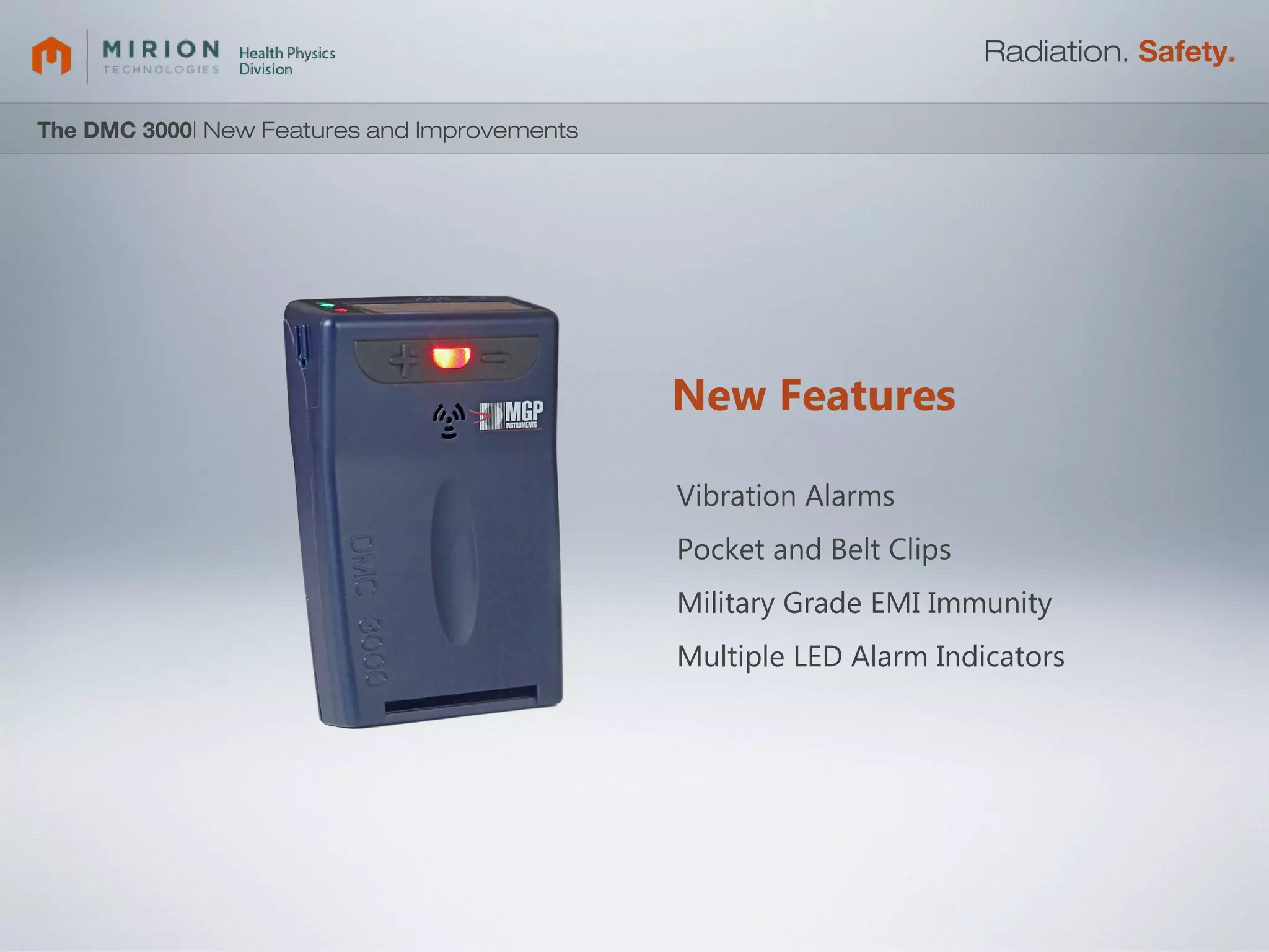 Intro to the DMC 300 | Electronic Dosimeter | PPT