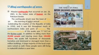 Disaster Management- CASE STUDY-01 BHUJ EARTHQUAKE.pptx | Geography ...