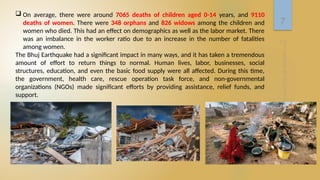 Disaster Management- CASE STUDY-01 BHUJ EARTHQUAKE.pptx | Geography ...