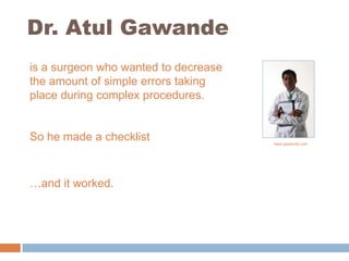 DMC Checklists | PPT