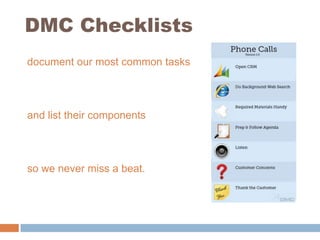 DMC Checklists | PPT