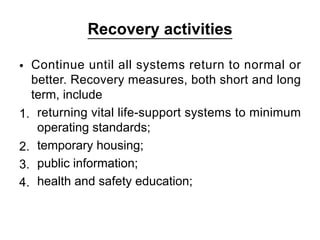 Disaster Management Cycle (DMC)| Ms. Pooja Sharma , Department of ...