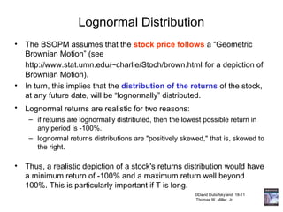 Black scholas theory for venu(RVSKVK) | PPT | Stocks and Bonds ...