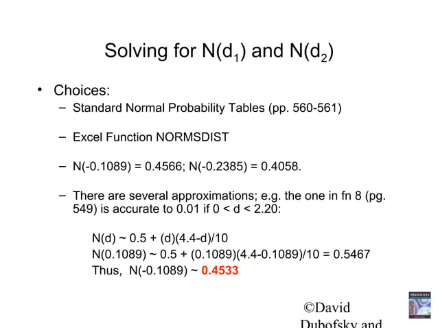 Black scholas theory for venu(RVSKVK) | PPT | Stocks and Bonds ...