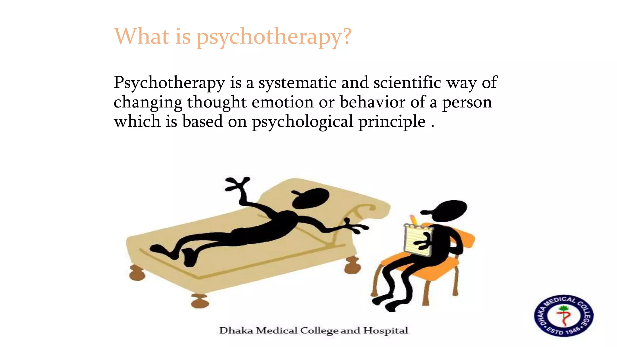 Principles and Ethical Issues of Psychotherapies | PPTX