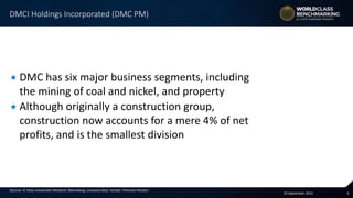 World Class Benchmarking: DMCI Holdings Incorporated (DMC PM) | PPT