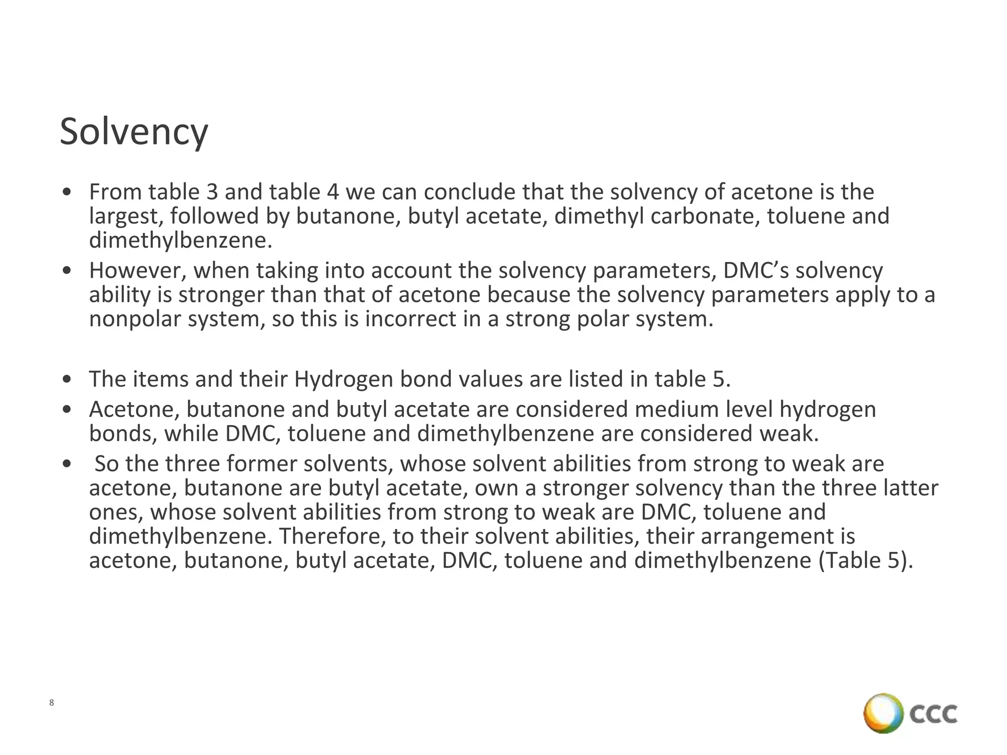 The Application of Dimethyl Carbonate (DMC) in Coating Materials | PPTX