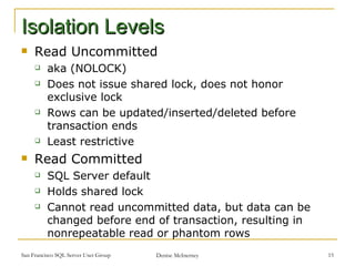 SQL Server Transaction Management | PPT