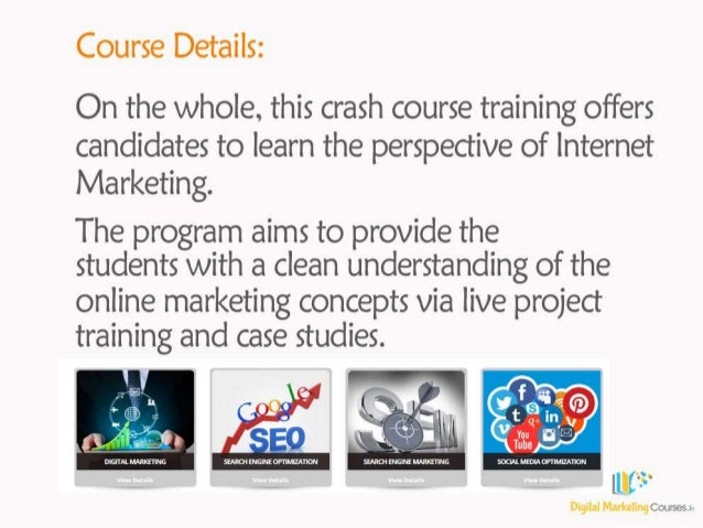 DMC - Introduces Crash Course in Digital Marketing