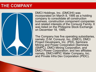 DMCI Holdings | PPTX