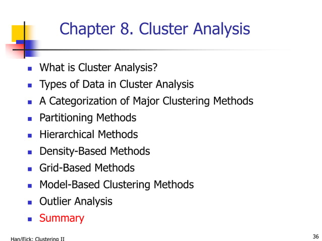 dm_clustering2.ppt | Databases | Computer Software and Applications