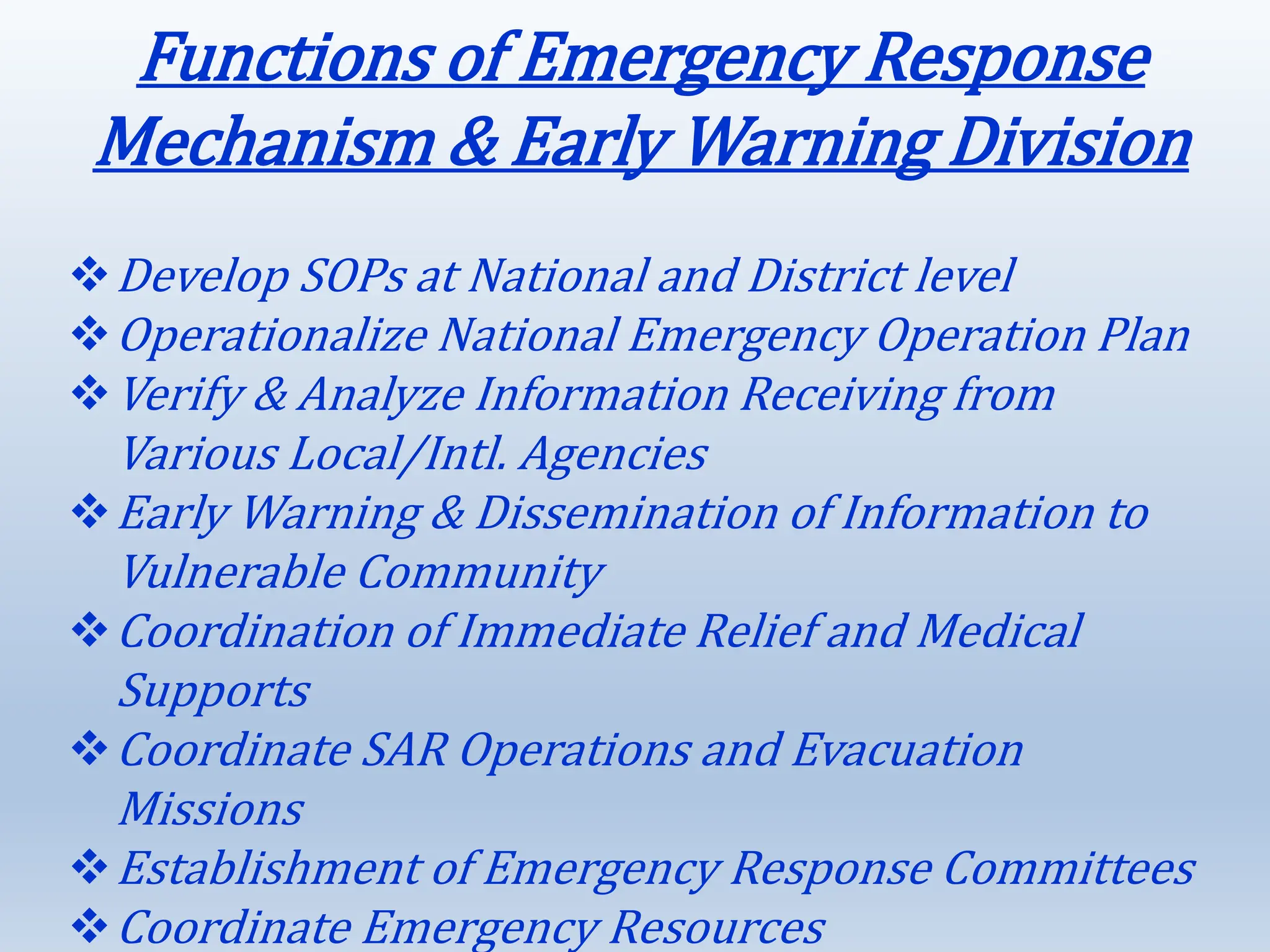 Early warning system in Sri Lankan Disaster Management | PPTX