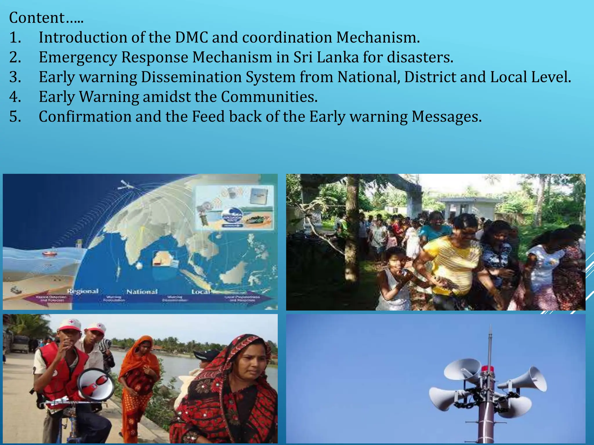 Early warning system in Sri Lankan Disaster Management | PPTX