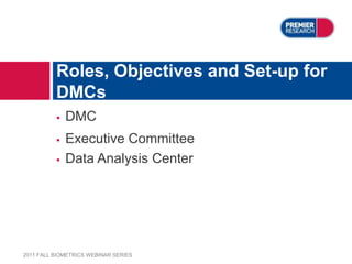 The Role of Data Monitoring Committees | PPTX | Web Conferencing ...