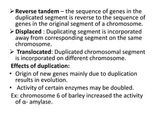 chromosomal aberration | PPTX