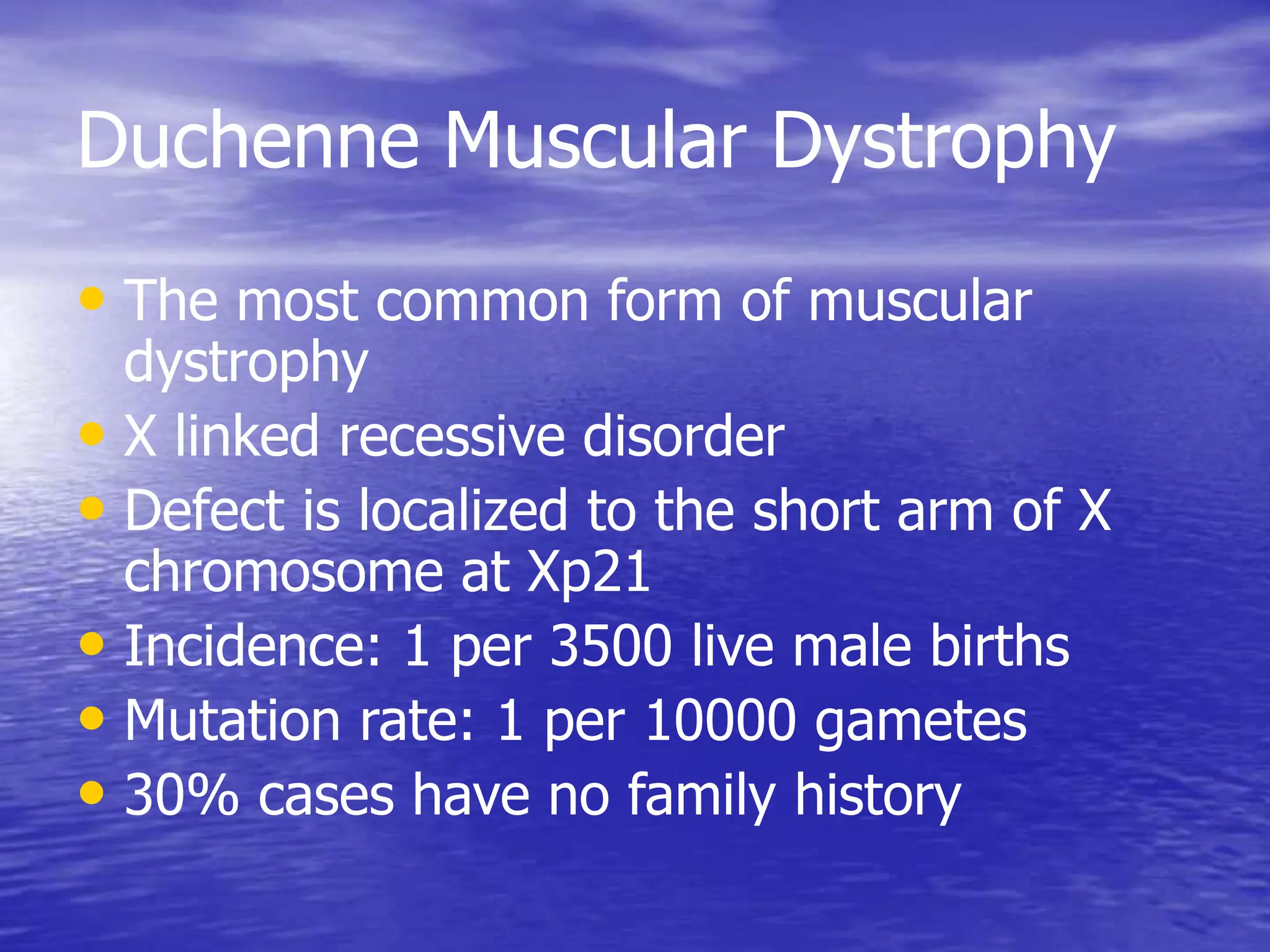 Muscular dystrophy clinical and physiotherapy | PPT
