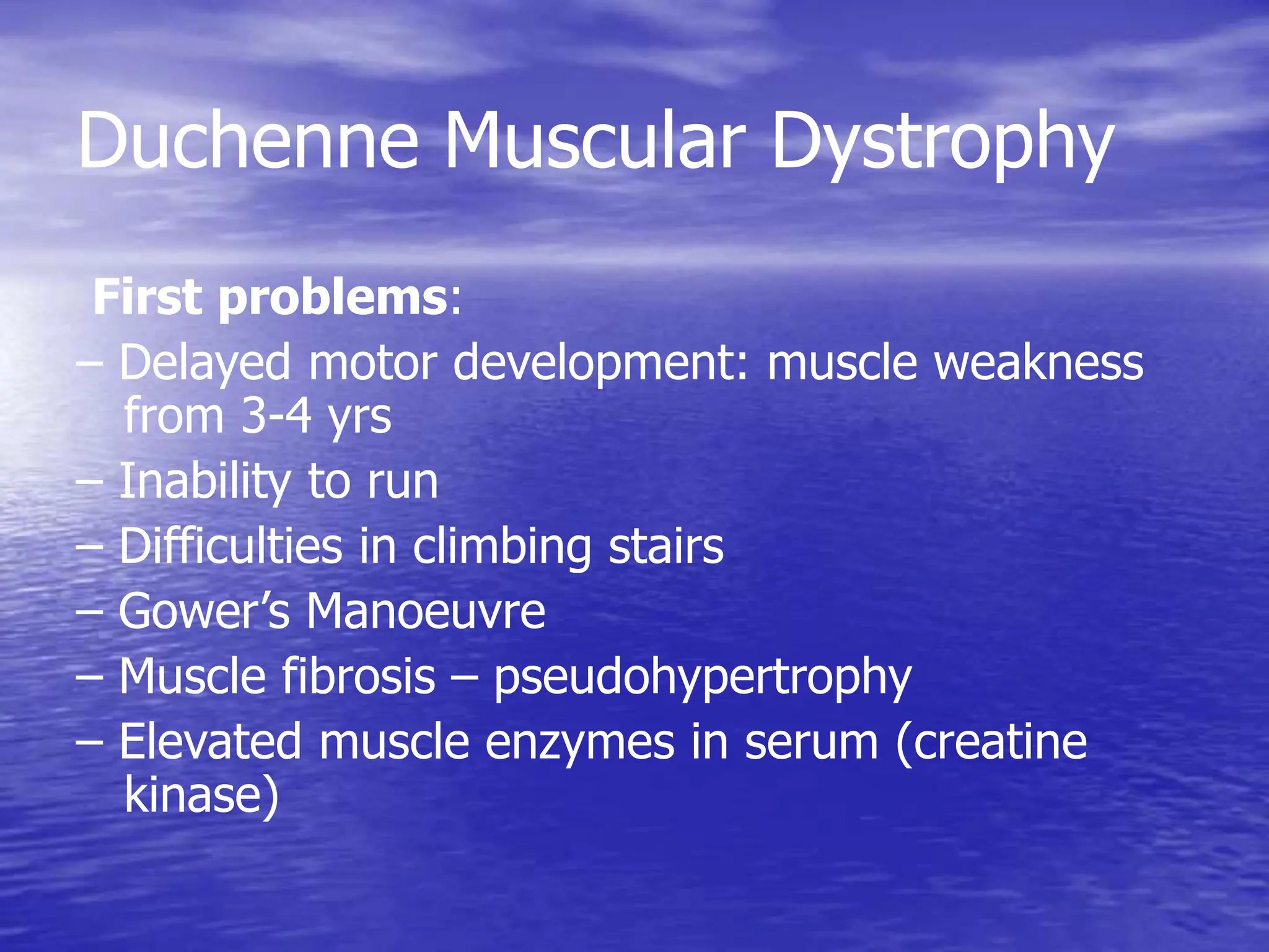 Muscular dystrophy clinical and physiotherapy | PPT