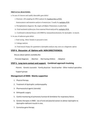 Duchenne muscular dystrophy -Prenatal Diagnosis & Genetic Counseling ...