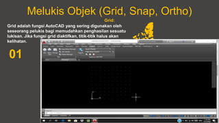 INTRODUCTION OF AUTOCAD FOR 2D. STUDENT ABLE TO LEARN... | PPTX
