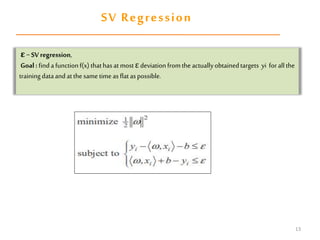 Variants of SVM | PPTX