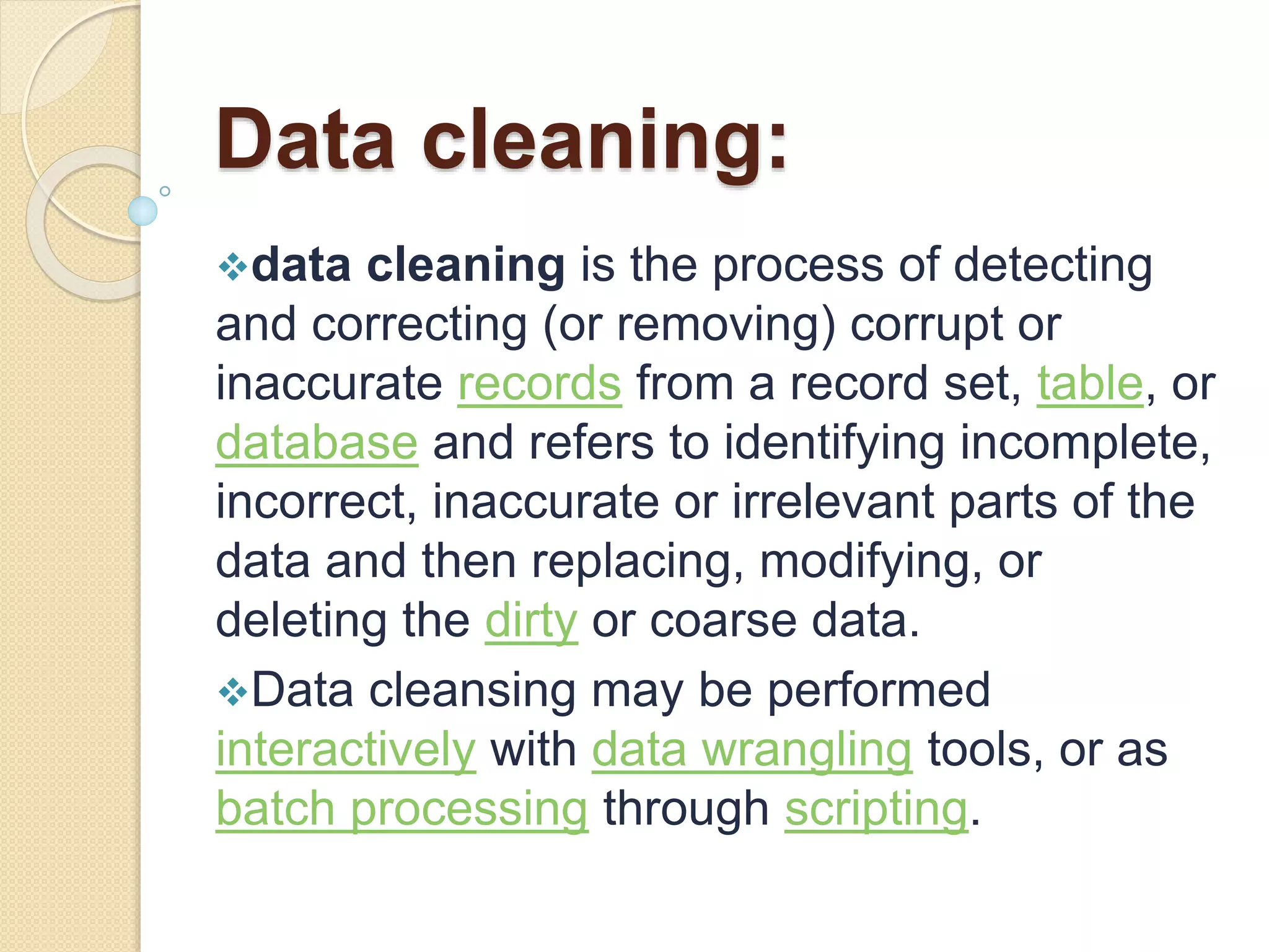 Dm data pre processing | PPT
