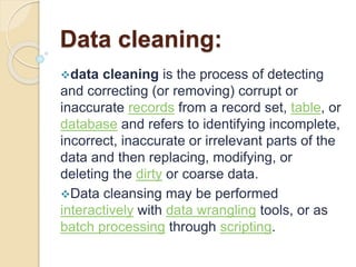 Dm data pre processing | PPT