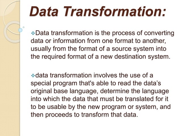 Dm Data Pre Processing Ppt