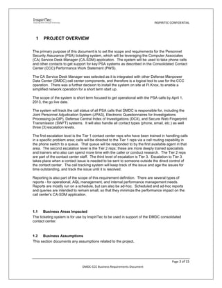 Dmdc ccc-ticketing system requirements v7b | PDF