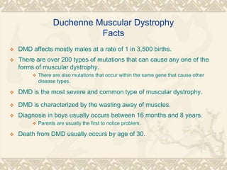 Duchenne's Muscular Dystrophy and Gene Therapy | PPTX