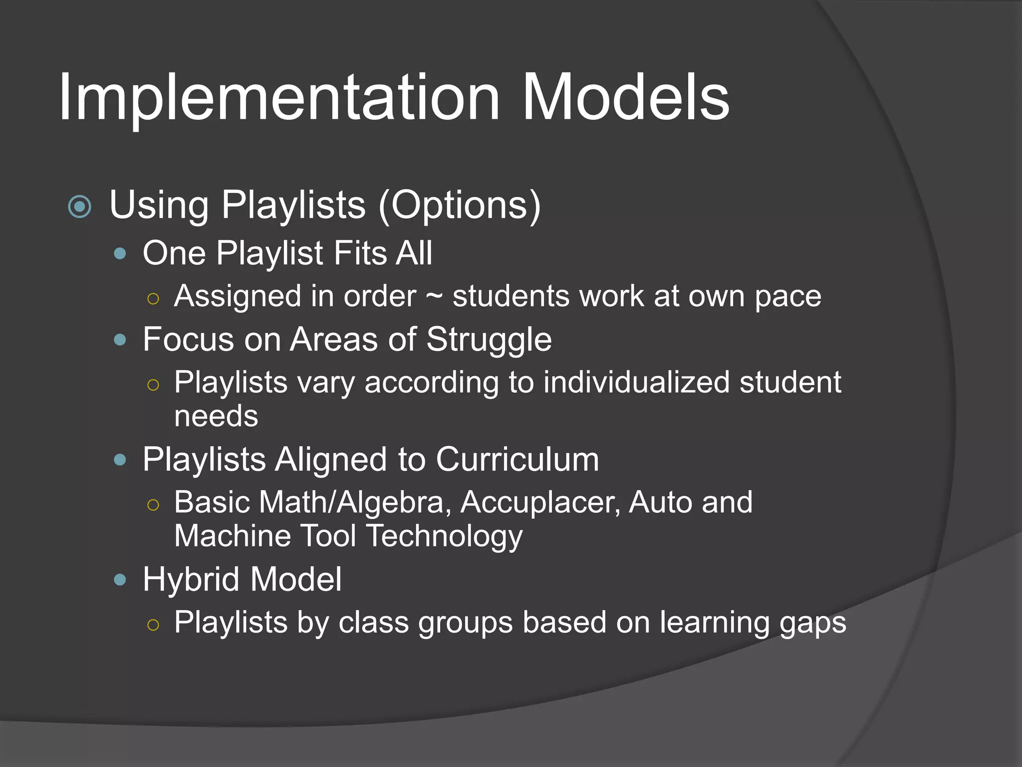 DMDP Implementation Coach Services | PPT