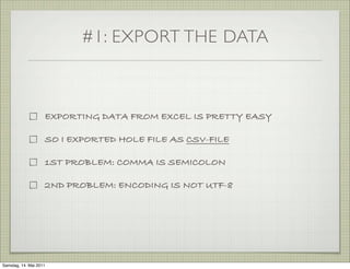 DMDW 8. Student Presentation - Groovy to MongoDB | PDF