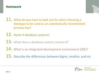 DMDW Lesson 01 - Introduction | PPTX