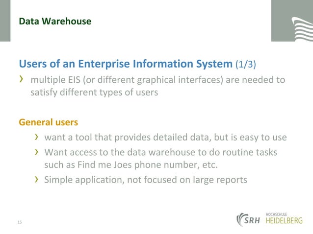 DMDW Lesson 03 - Data Warehouse Theory | PPT