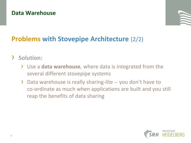 DMDW Lesson 03 - Data Warehouse Theory | PPT