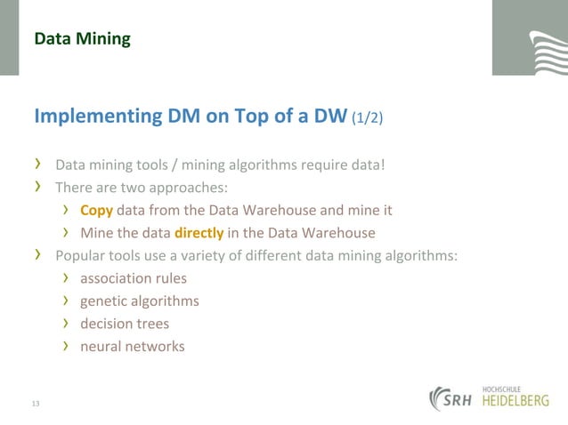 DMDW Lesson 04 - Data Mining Theory | PPTX