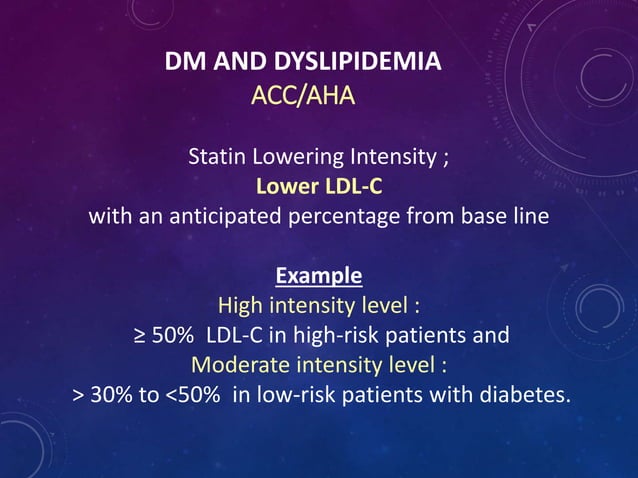 Diabetic Dyslipidemia Slide Share | PPTX | Heart and Cardiovascular ...